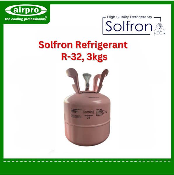 Solfron Refrigerant - R-32, 3kgs (code: 0886) – Air Prosystems Inc ...