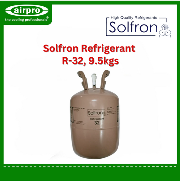 Solfron Refrigerant - R-32, 9.5kgs (code: 0919) – Air Prosystems Inc ...