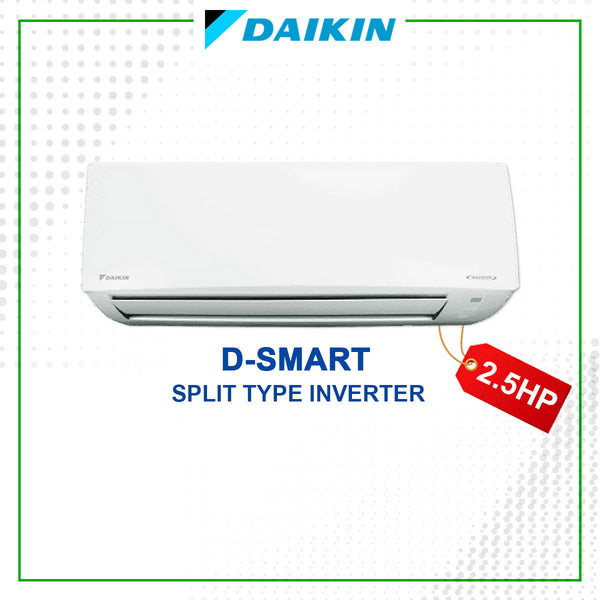 DAIKIN D-SMART 2.5HP SPLIT TYPE INVERTER FTKQ60BVA – Air Prosystems Inc ...