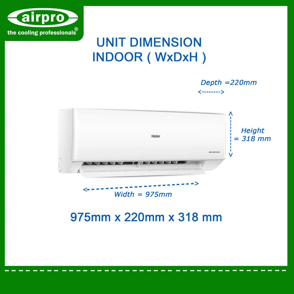 UNTIL SUPPLIES LAST!!! HAIER UV COOL CONNECT PRO 2.5HP SPLIT TYPE INVE ...