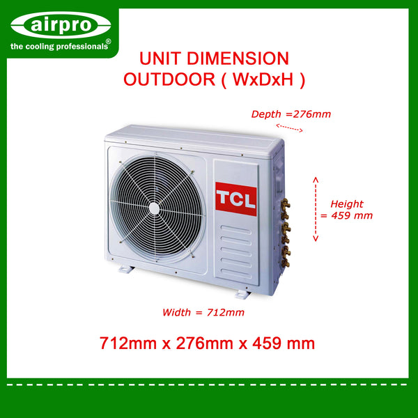 TCL COOLPRO UV CONNECT + 1.5 HP SPLIT TYPE INVERTER TAC-13CSD/MEI2 (UN ...