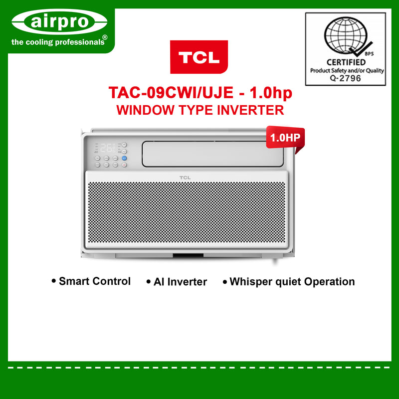 TCL 1.5 WINDOW TYPE INVERTER TAC-12CWI/UJE – Air Prosystems Inc. Online ...